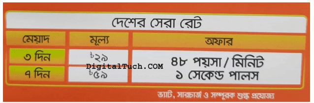 Banglalink Call Rate Offer | বাংলালিংক কল রেট অফার 2025 | Digital Tuch