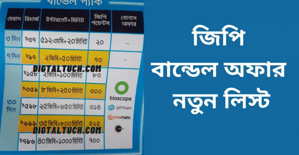GP Bundle Offer 30 Days 2025 | জিপি মিনিট ও ইন্টারনেট বান্ডেল অফার ...